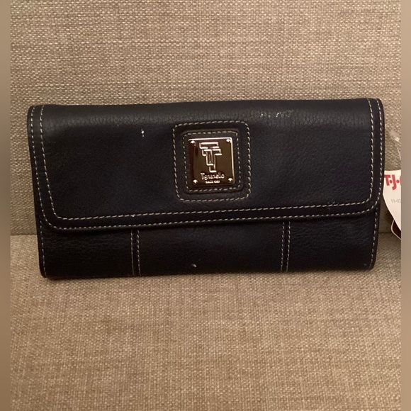 Tignanello | Bags | Tignanello Navy Blue Cardholder Wallet | Poshmark